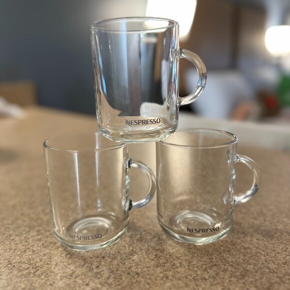 Nespresso | Kitchen | Set Of 3 Nespresso Vertuo Coffee Mugs Small ...
